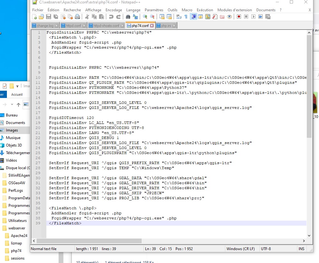 log erreur apache suite à l'activation httpd-vhosts.conf · Issue #2425 · 3liz/lizmap-web-client ...