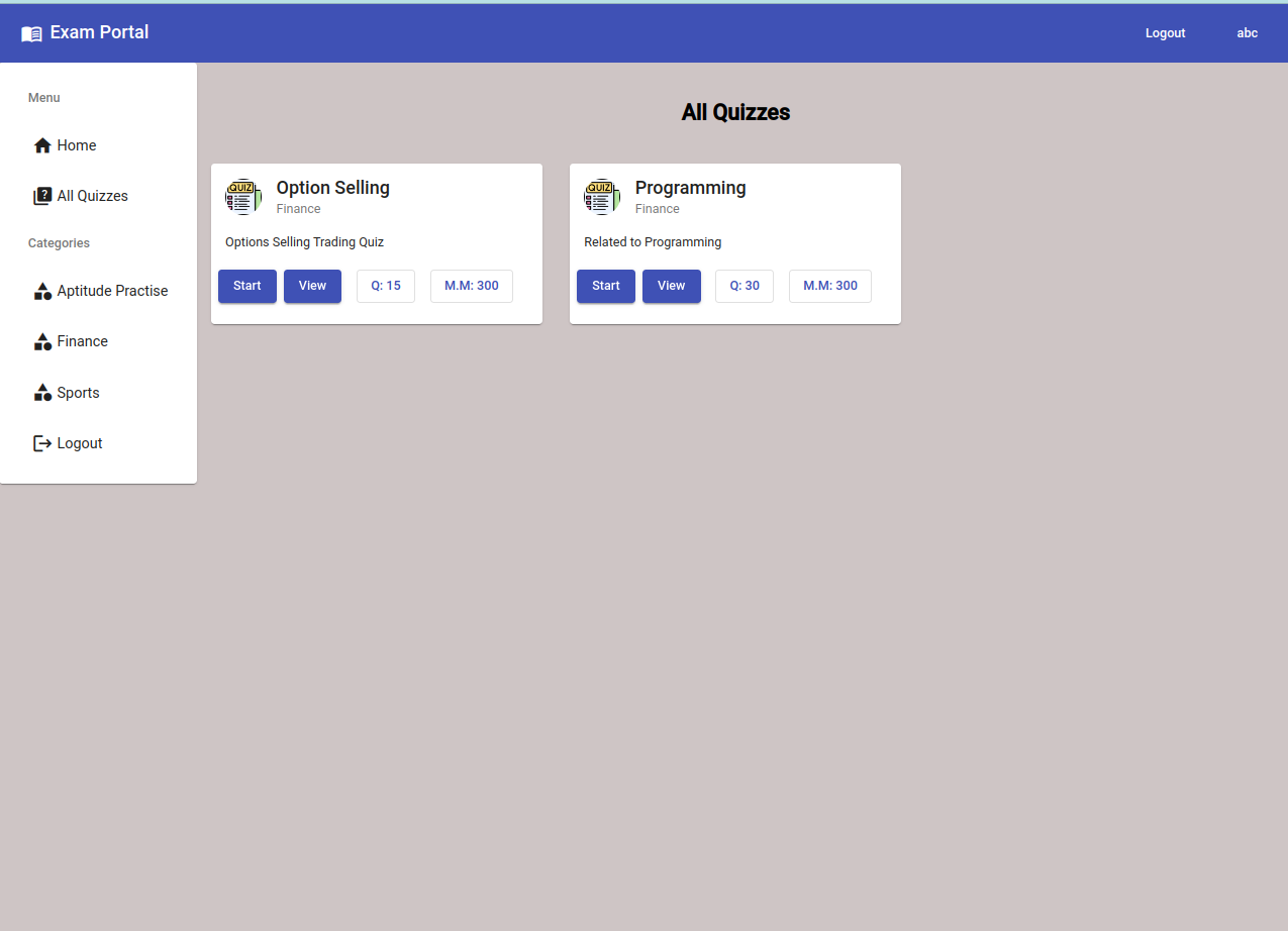GitHub - anmolmalhotra97/Exam-Portal-Backend: This Repository contains Spring Backend Codebase ...