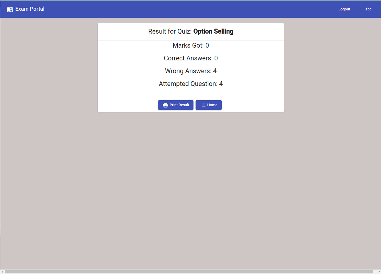 GitHub - anmolmalhotra97/Exam-Portal-Front-End: Agular Front End for Exam Portal Project