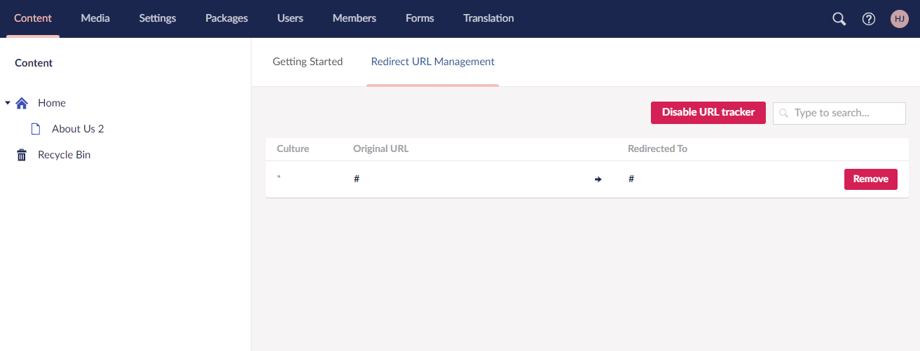 Redirect Url Management not working · Issue #11695 · umbraco/Umbraco-CMS · GitHub