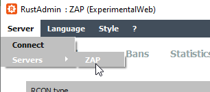 Rust: Connecting to the server via RCON | ZAP-Hosting Docs