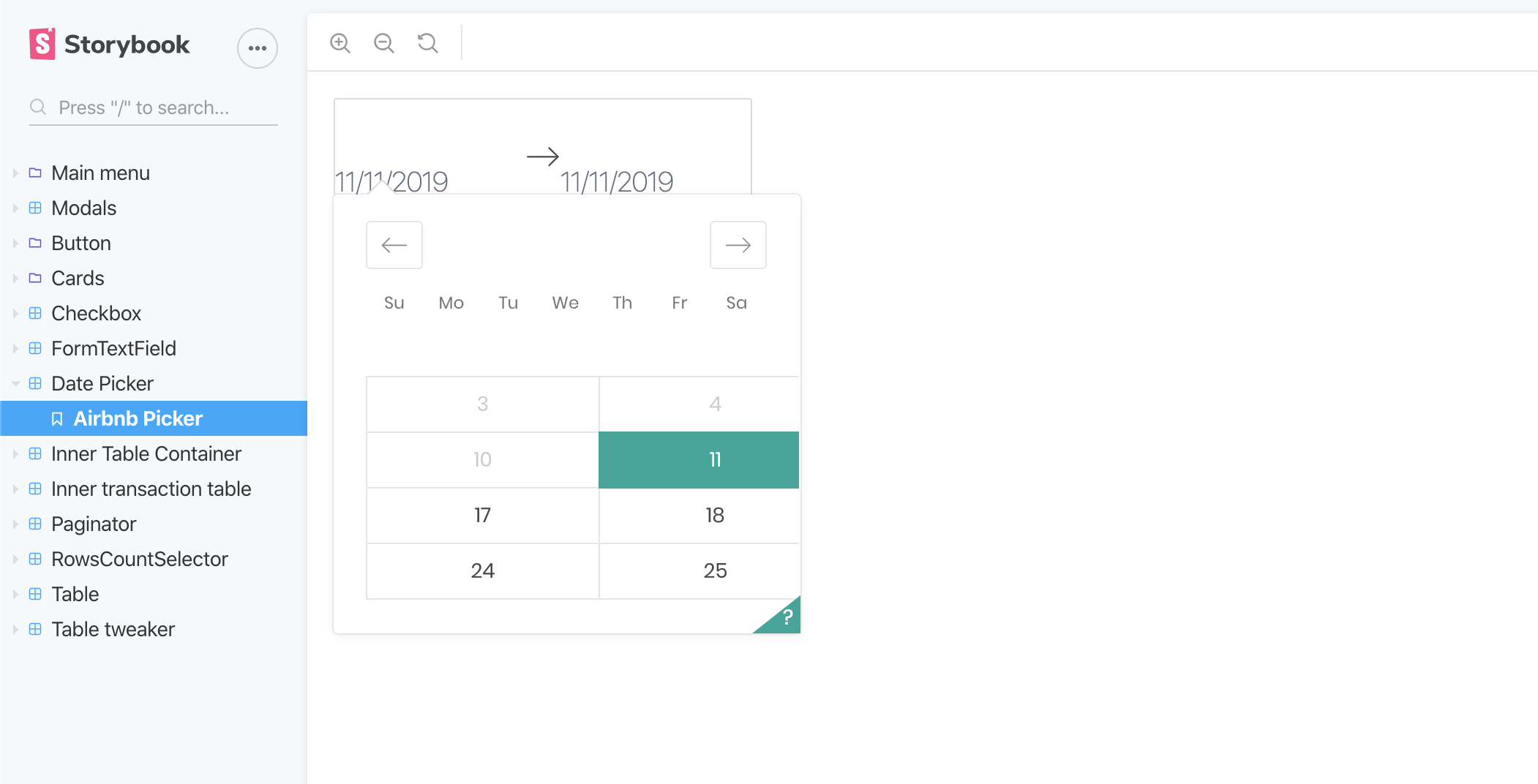 Each Day Has A Fixed Width Of 159px Causing Overflow · Issue 2007 · React Datesreact Dates 3722