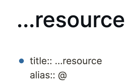 Block error when declaring an alias to a page called @ · Issue #7694 · logseq/logseq · GitHub