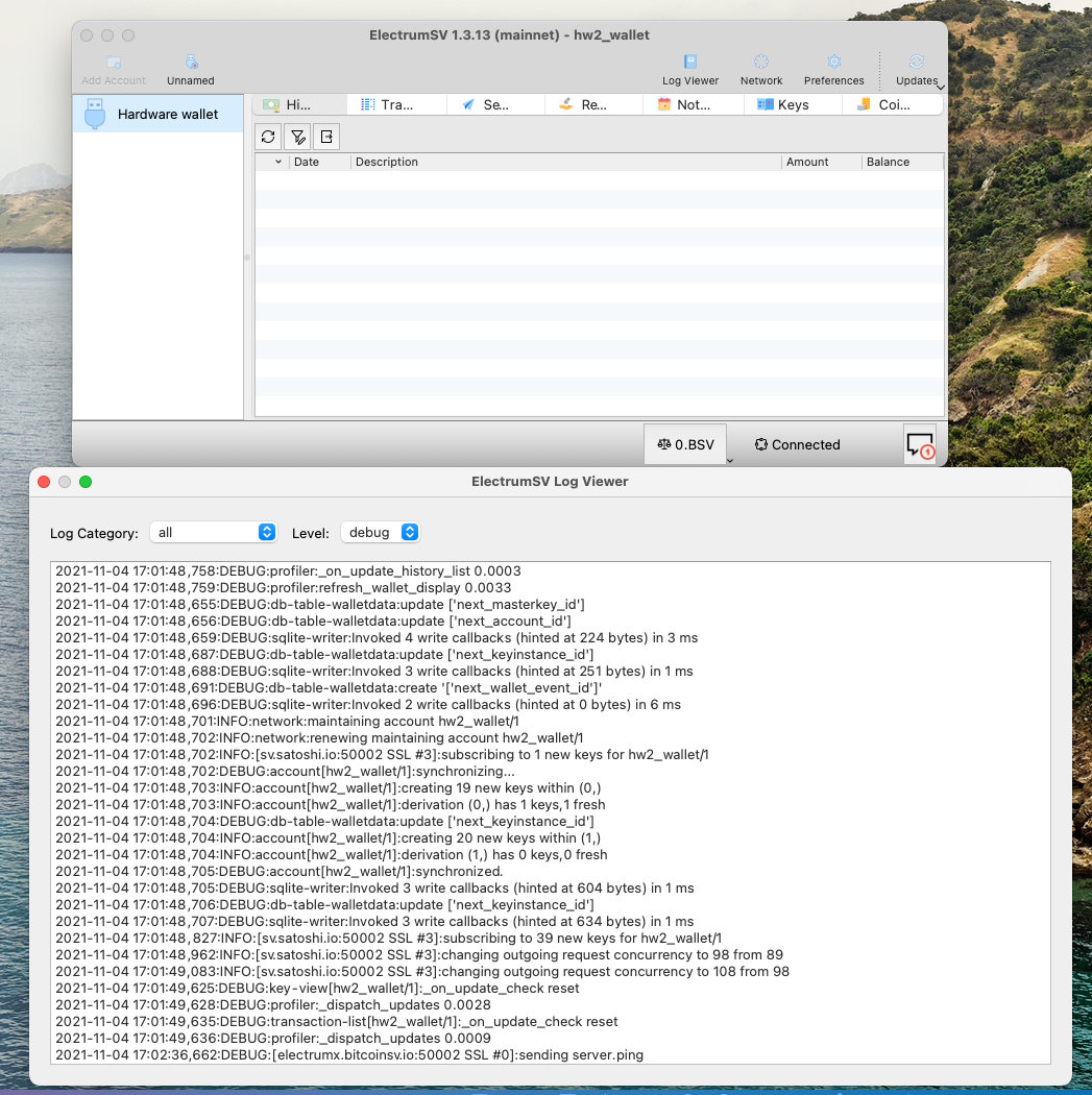 Problem with ledger hardware wallet · Issue #802 · electrumsv/electrumsv · GitHub