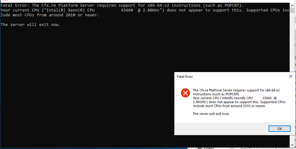 cant start server now fix(server): add check for SSSE3 instructions · Issue #2103 · citizenfx ...