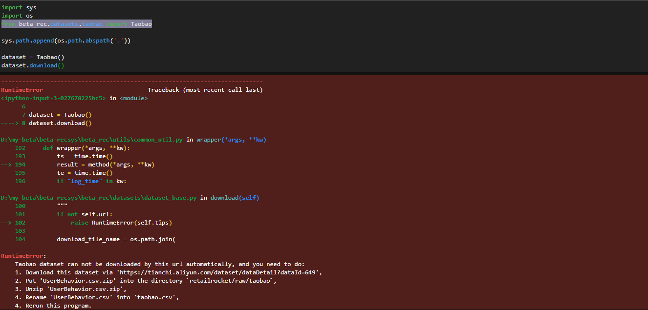 taobao dataset download problem · Issue #108 · beta-team/beta-recsys · GitHub