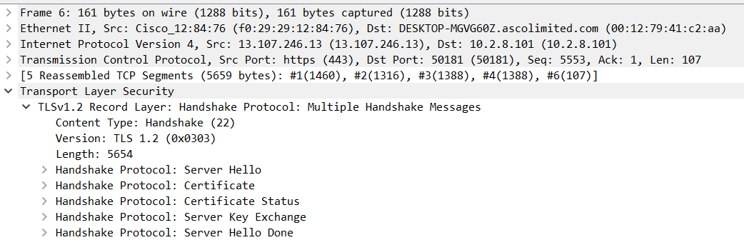 Scapy not defragmenting complete TLS message · Issue #3291 · secdev/scapy · GitHub