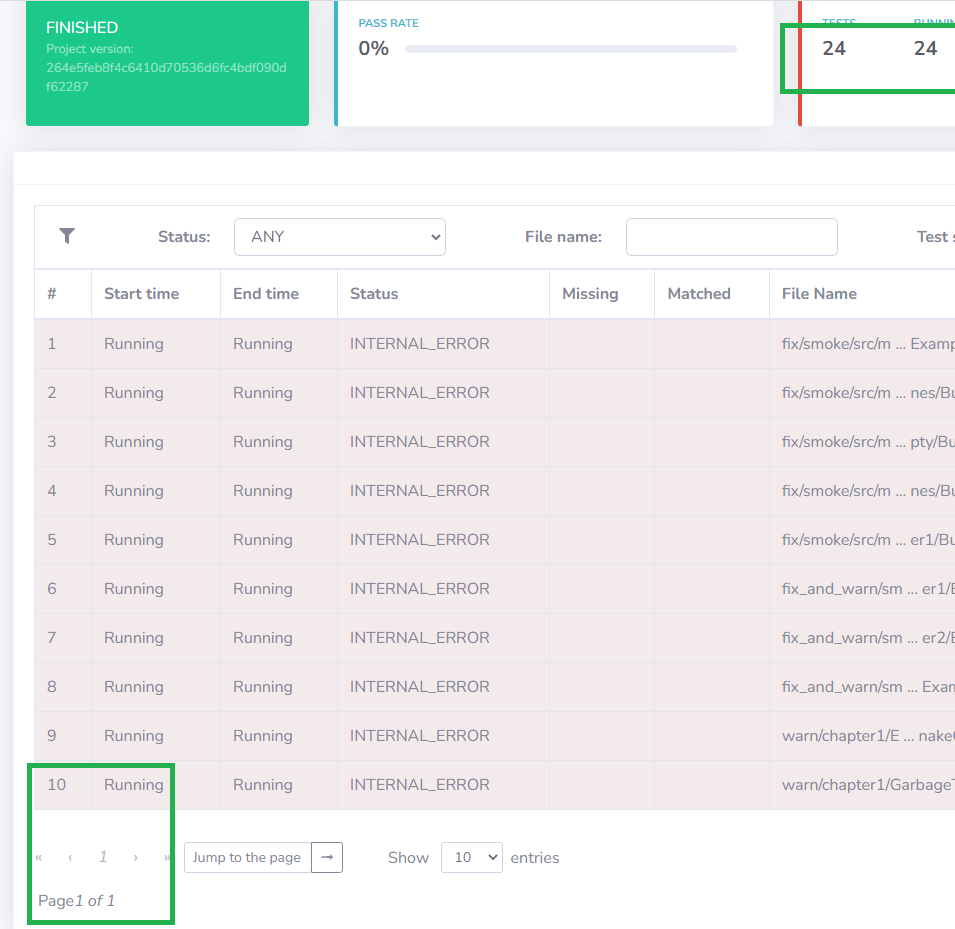 Pagination on execution view is not working · Issue #974 · saveourtool/save-cloud · GitHub