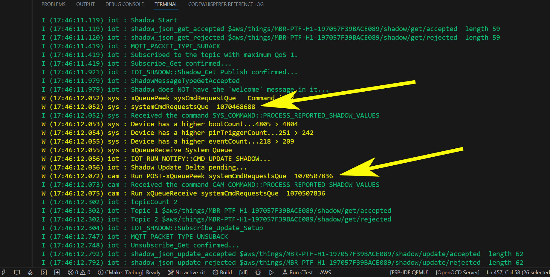 Corrupted variables at runtime -- is larger program file/memory configuration to blame? (IDFGH ...