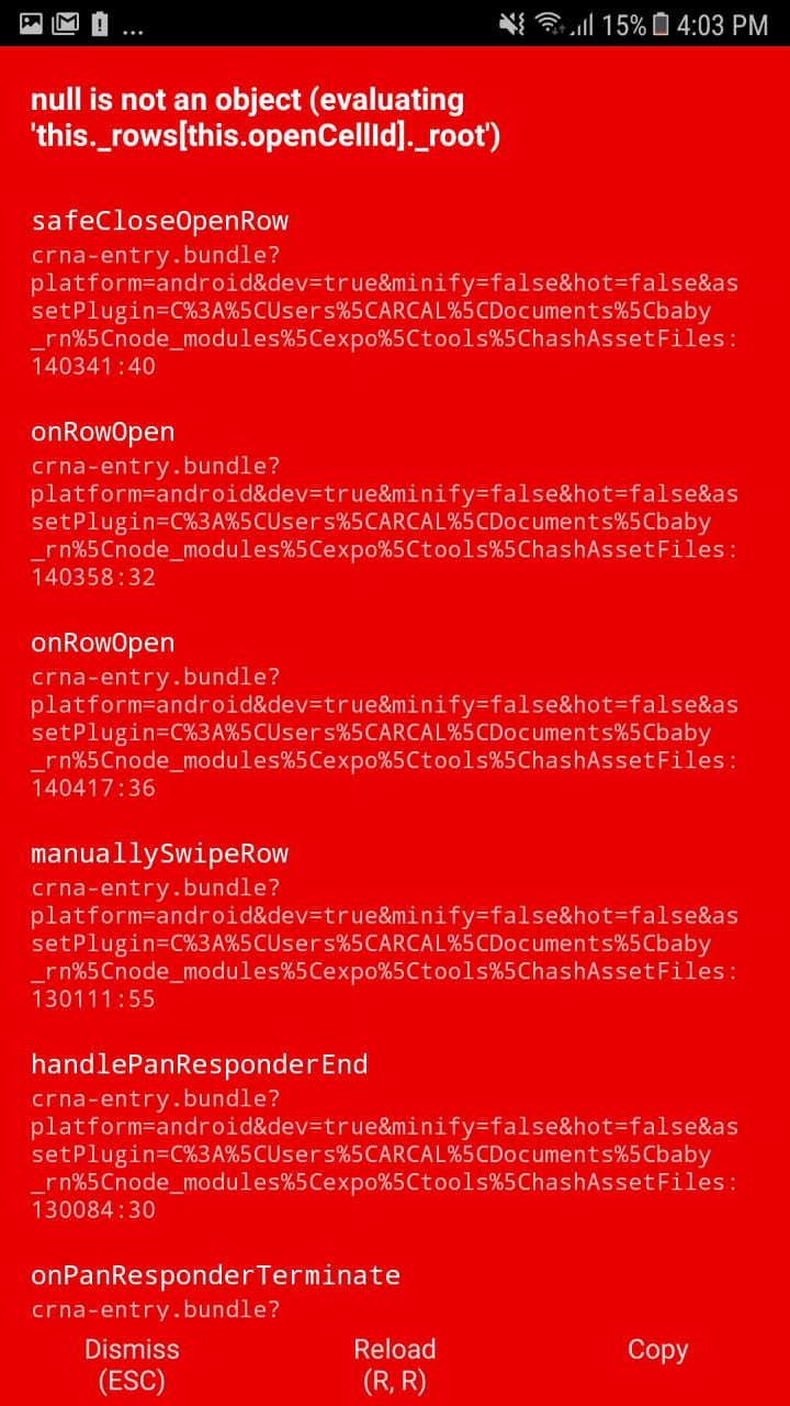 Swipe List Error when changing data source · Issue #2213 · GeekyAnts/NativeBase · GitHub