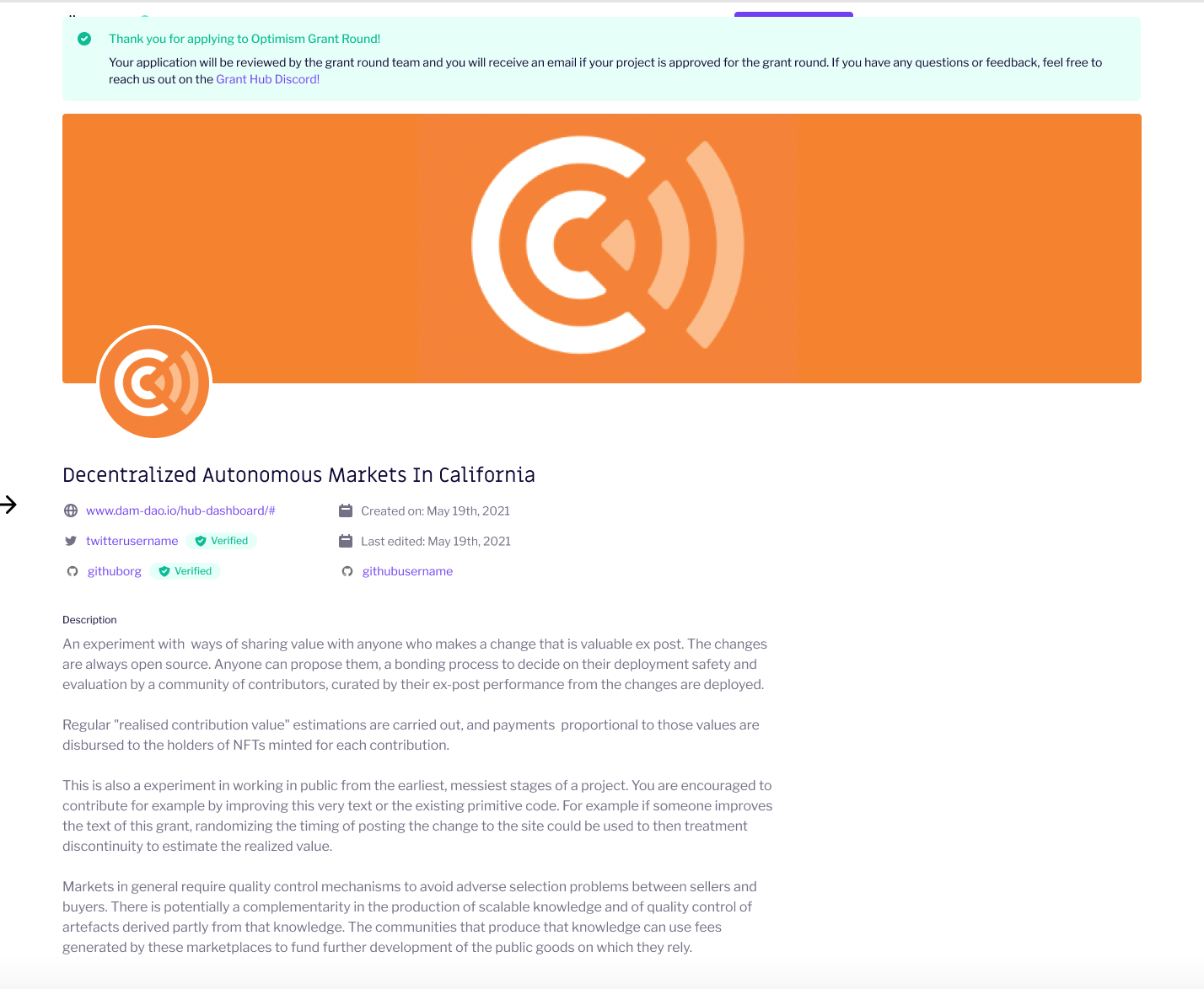 application: add processing modal for application · Issue #433 · gitcoinco/grant-hub · GitHub