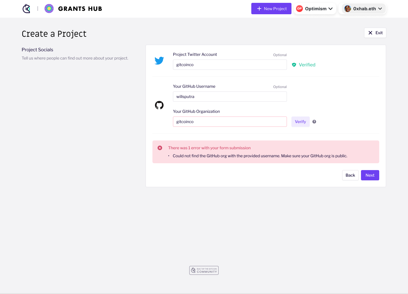 verification: handling for use case when user enters no socials or partial socials · Issue #404 ...