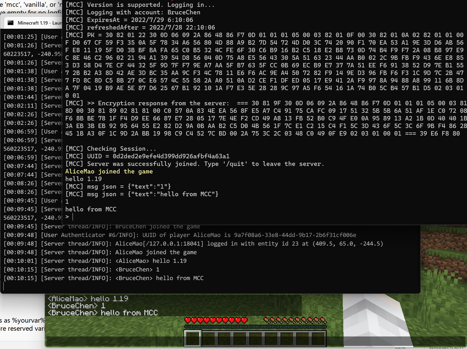 [Idea] 1.19 · Issue #2053 · MCCTeam/Minecraft-Console-Client · GitHub