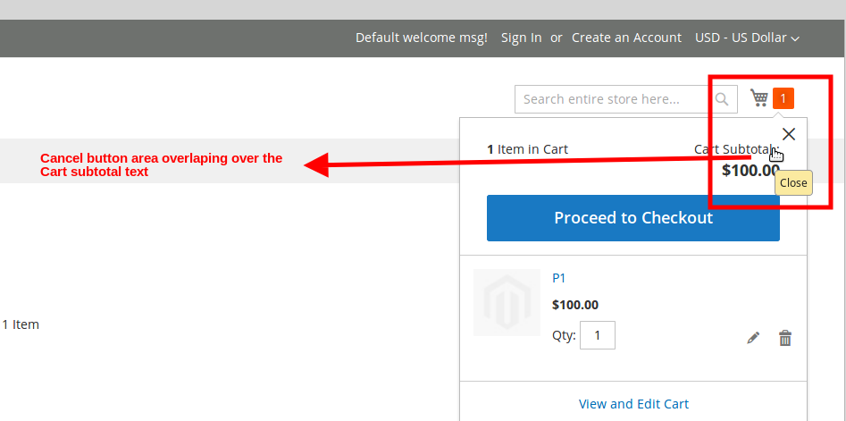 Minicart cancel button area overlapping to cart subtotal label · Issue #19836 · magento/magento2 ...