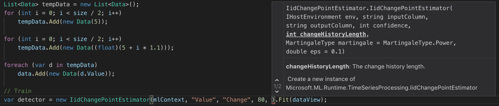 Parameter description for anomaly detection needs more information · Issue #1483 · dotnet ...