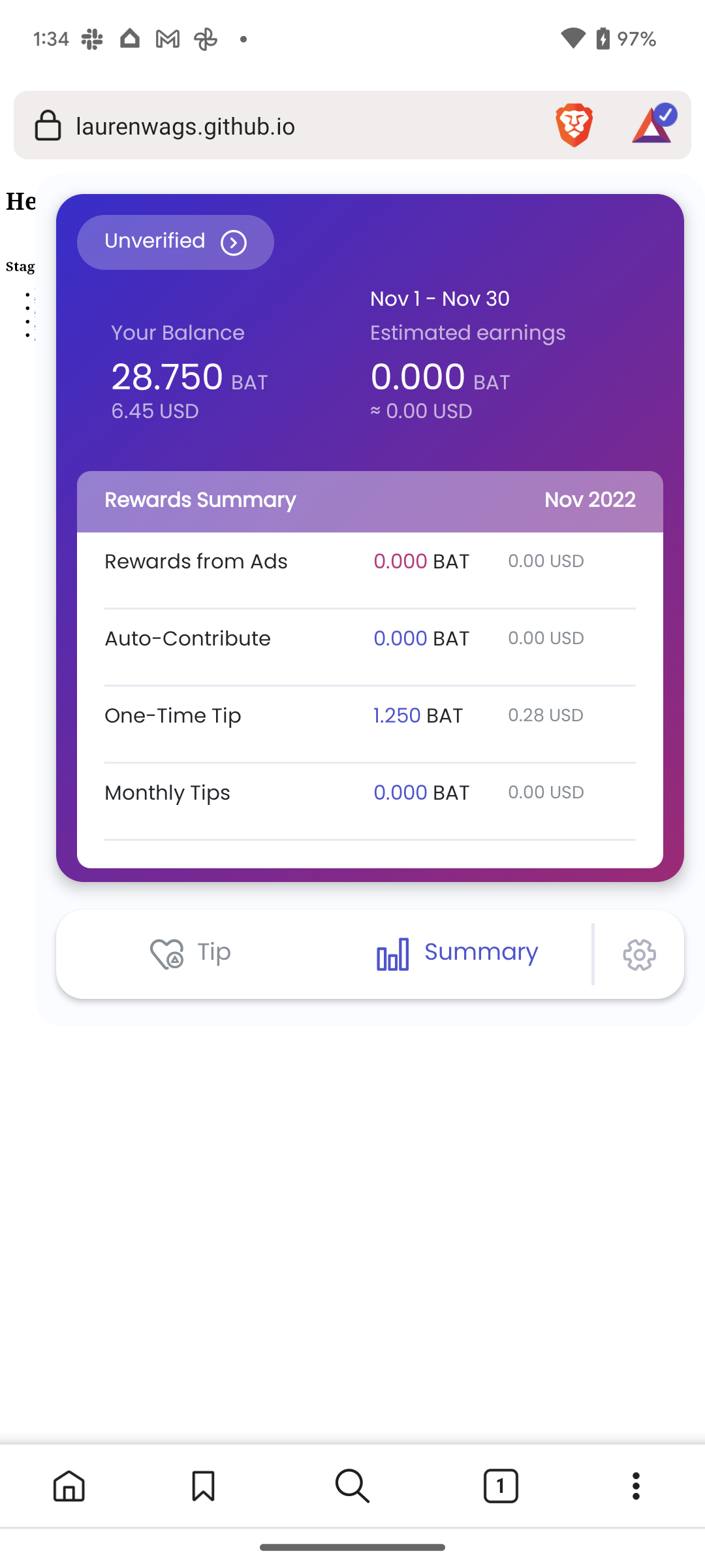 Decimal value is not shown in the `Monthly Tip` dropdown in the BR panel · Issue #26833 · brave ...