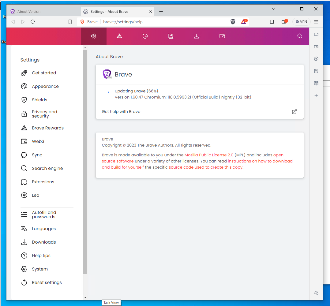 Upgrade from C117 -> C118 on Win x64 via 1.60.x - Nightly (Checking C118) · Issue #33229 · brave ...