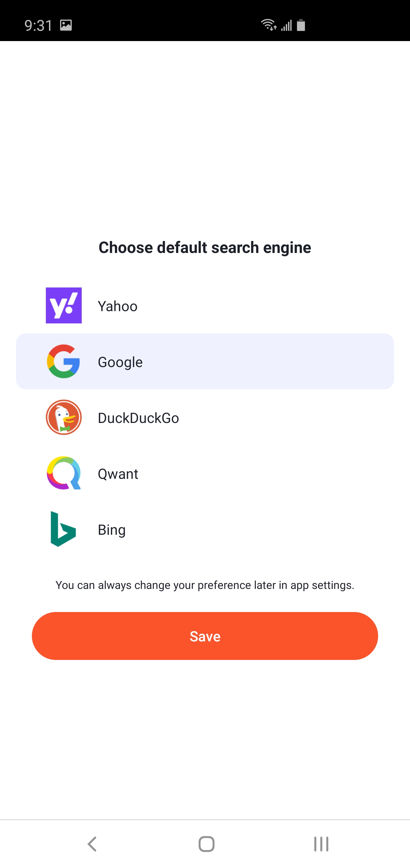 Startpage missing from onboarding · Issue #12340 · brave/brave-browser · GitHub