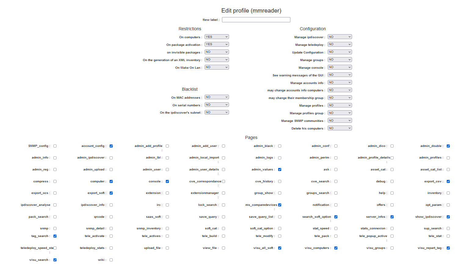 After login nothing can be done for restricted user · Issue #1345 · OCSInventory-NG/OCSInventory ...