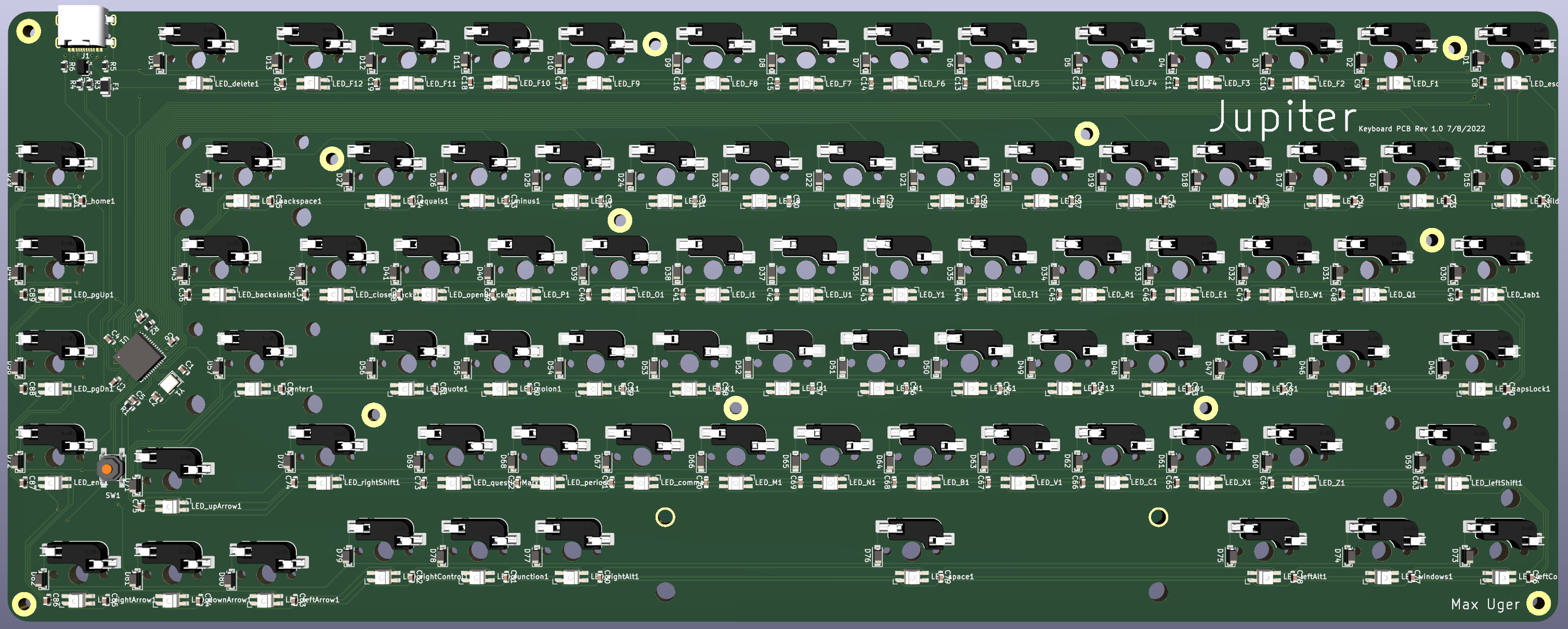 GitHub - MaxUger/Jupiter: 75% LED backlit keyboard