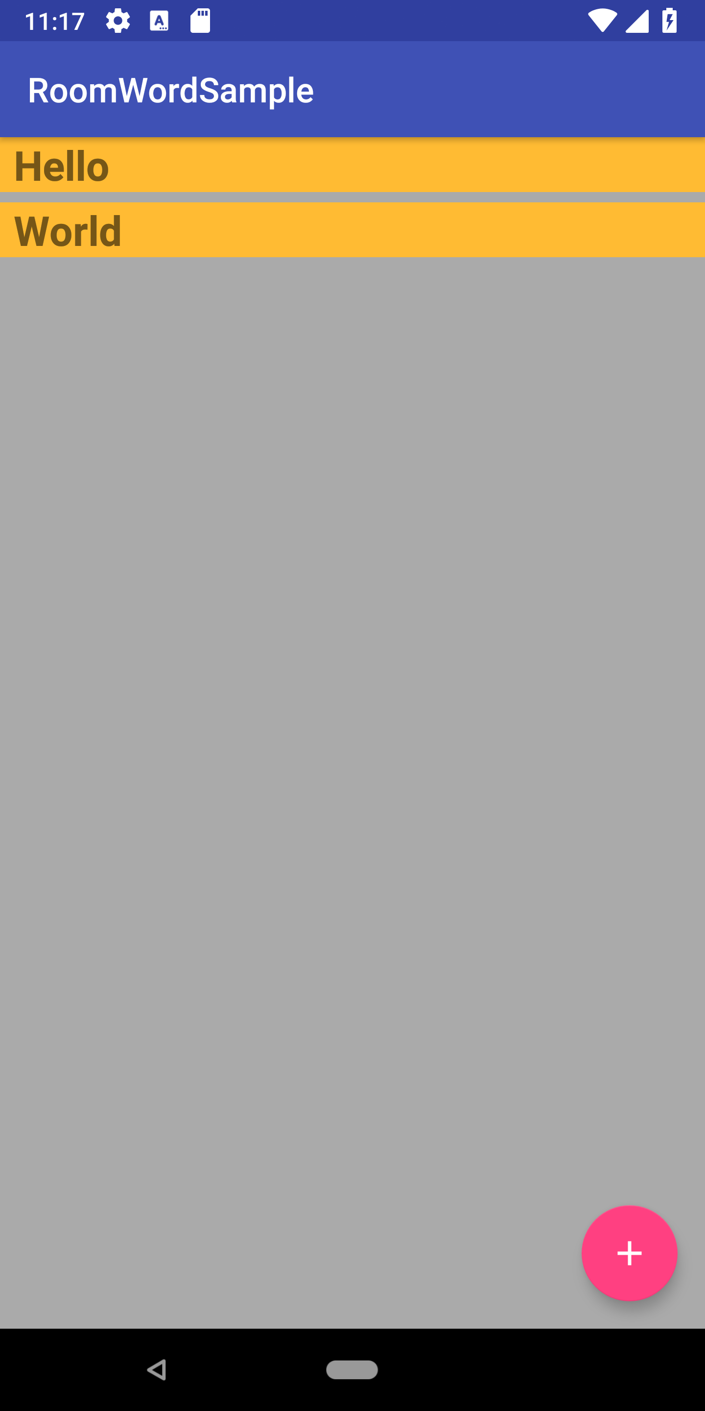 GitHub - kaushiknsanji/RoomWordSample: Android App done as part of the Google Codelab "Android ...