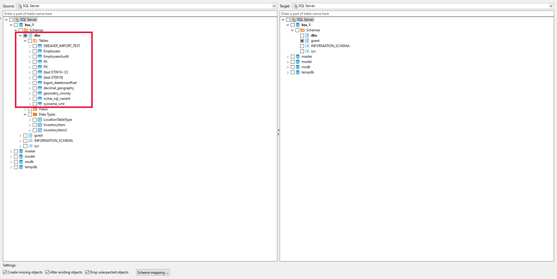 Incorrect checkbox selection behavior in the navigator tree · Issue #5564 · dbeaver/dbeaver · GitHub