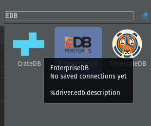 Rename EnterpriseDB to EDB · Issue #16505 · dbeaver/dbeaver · GitHub