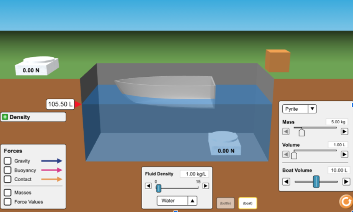 Change default block and boat values in the boat scene · Issue #27 · phetsims/buoyancy · GitHub