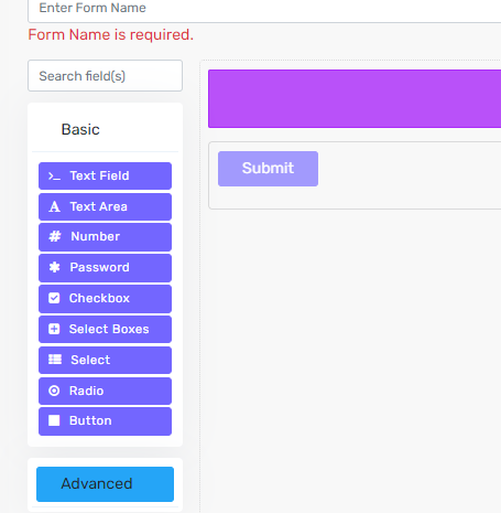 Using search bar for components stops the ability to select different tabs on the builder ...