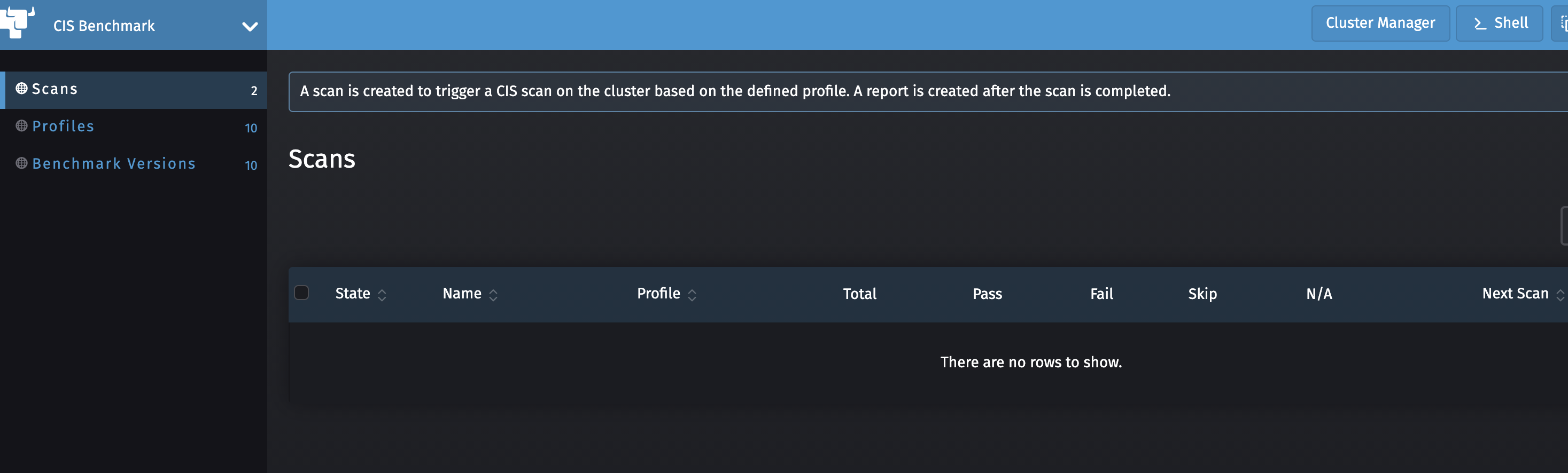 Cluster member with CIS admin role is NOT able to list clusterscans · Issue #2020 · rancher ...