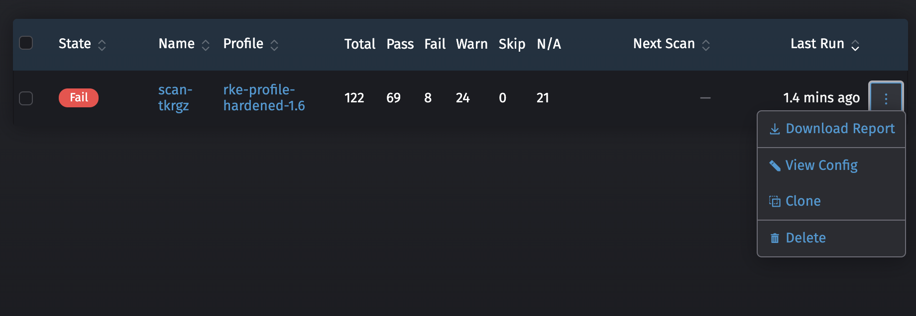 Edit of CIS v2 Scan CRs · Issue #2057 · rancher/dashboard · GitHub