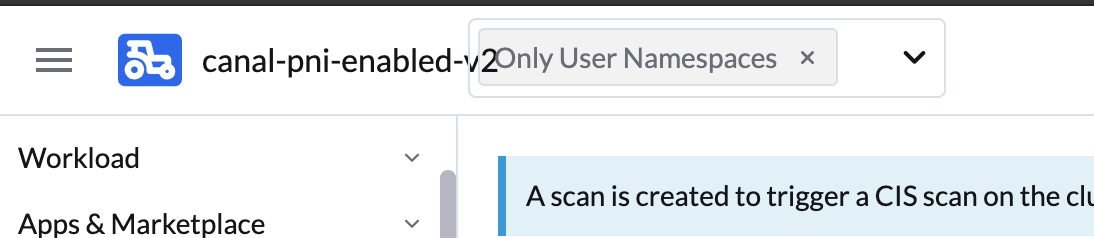 Cluster name is seen over the namespace dropdown · Issue #3225 · rancher/dashboard · GitHub