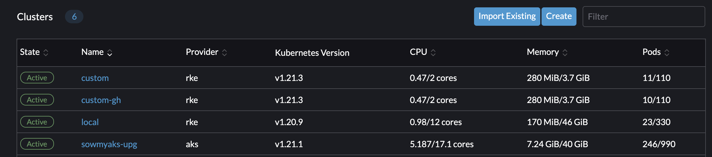 AKS v1 cluster shown as "Genericengine" in Cluster Management page · Issue #3714 · rancher ...