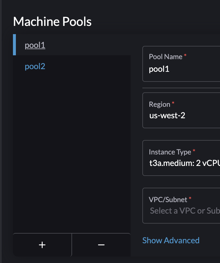 Issues in "Machine Pools" section when creating an RKE2 node driver cluster · Issue #5304 ...