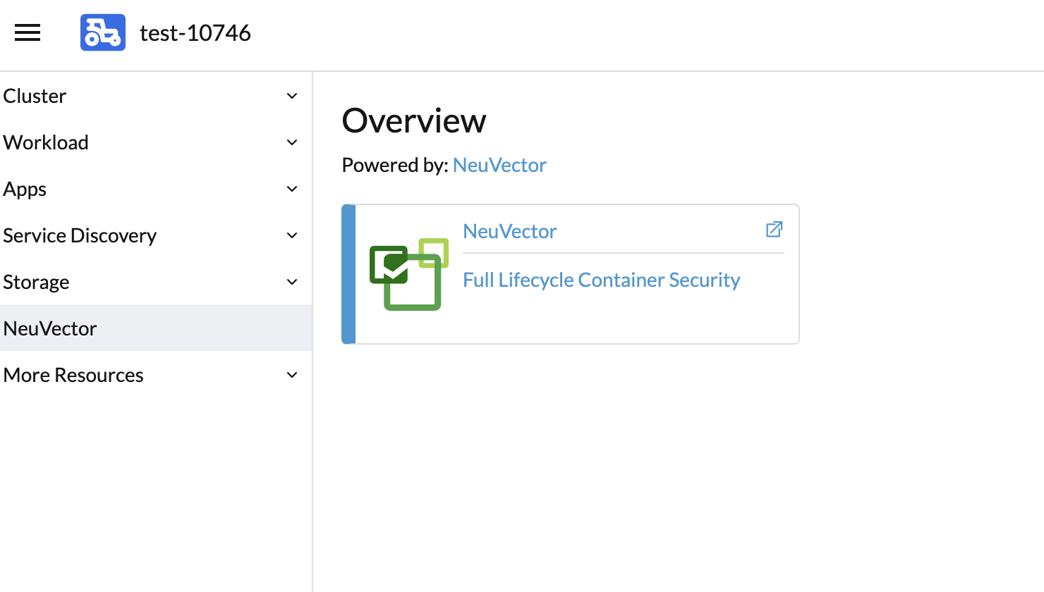 "Neuvector" not capitalized correctly in left side menu (should be NeuVector) · Issue #6012 ...