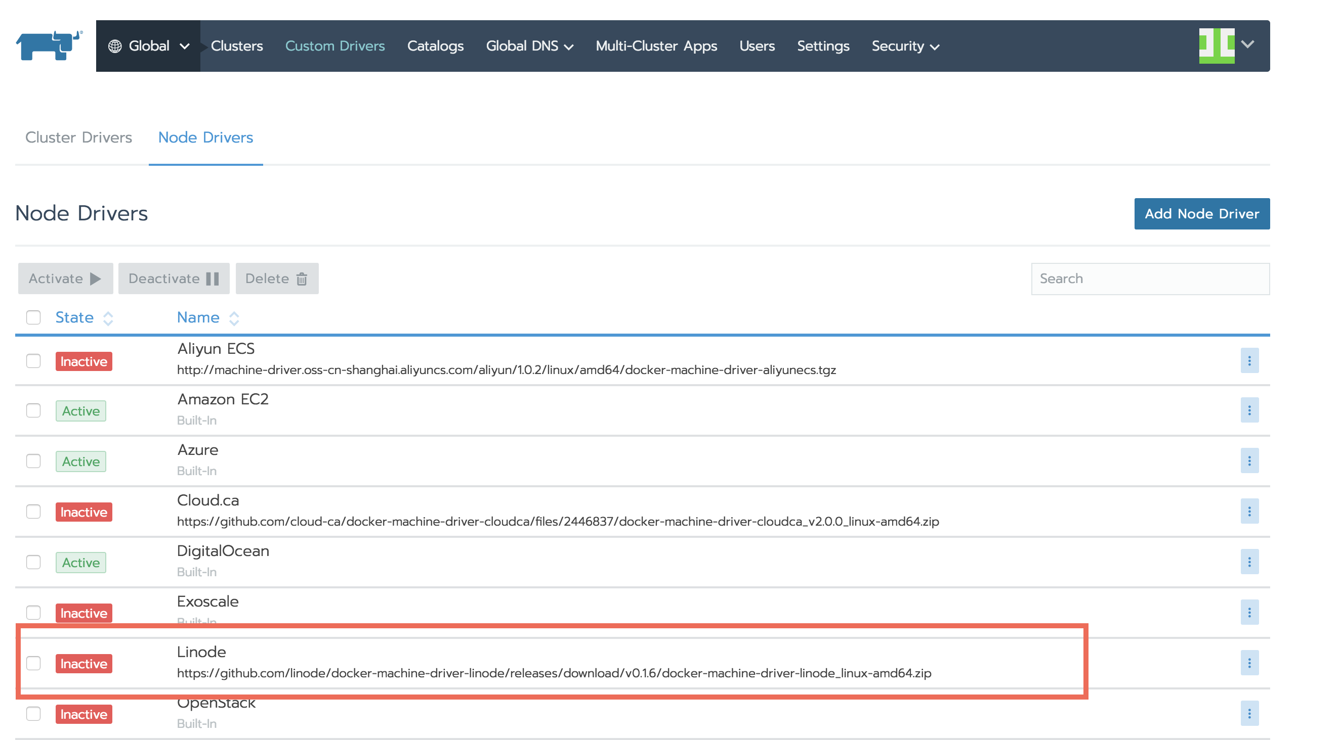Add Support For Linode As A Node Driver · Issue 17968 · Rancherrancher · Github 