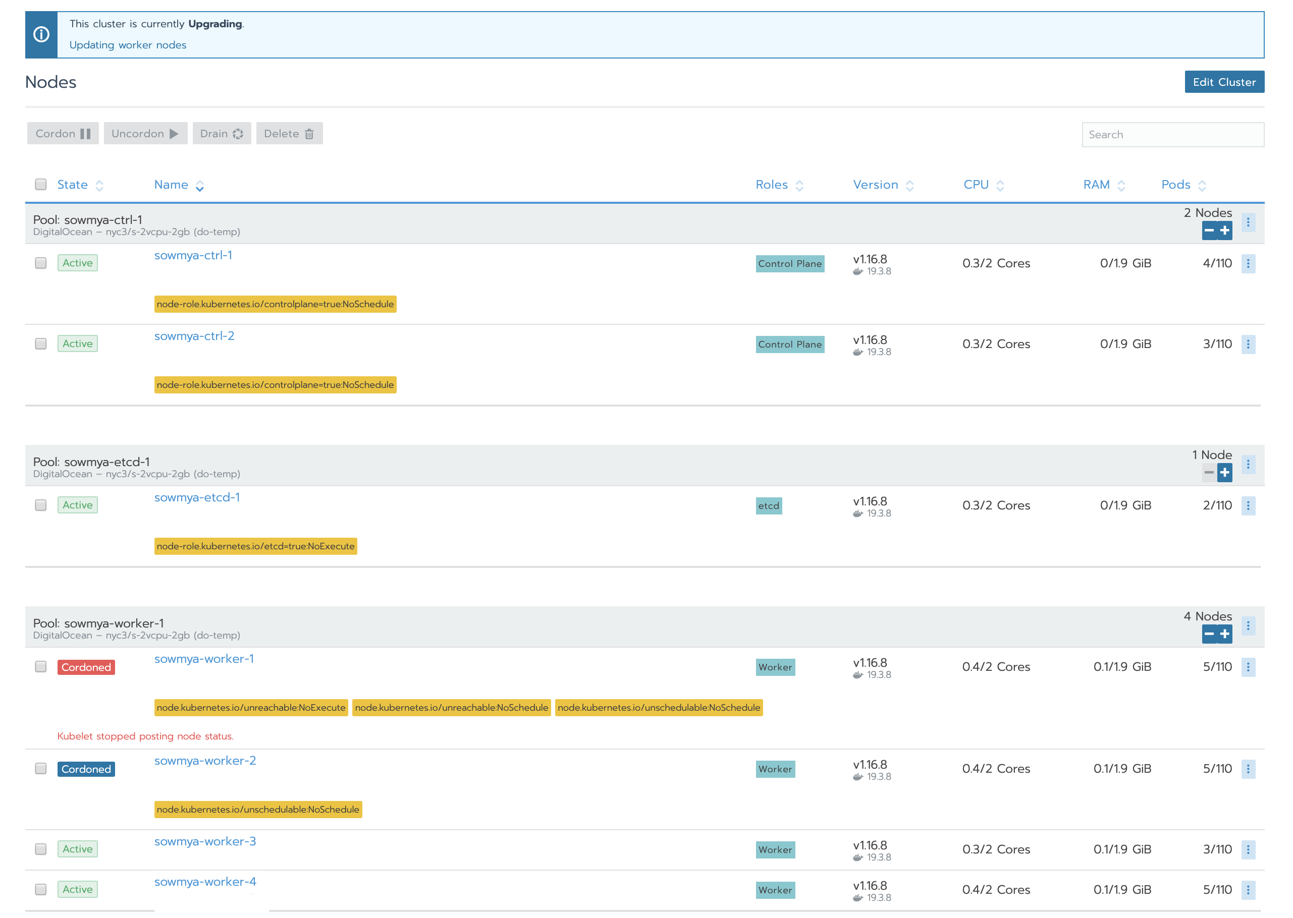 Cluster Stuck In Upgrading During A Snapshot Restore · Issue 26031 · Rancherrancher · Github 