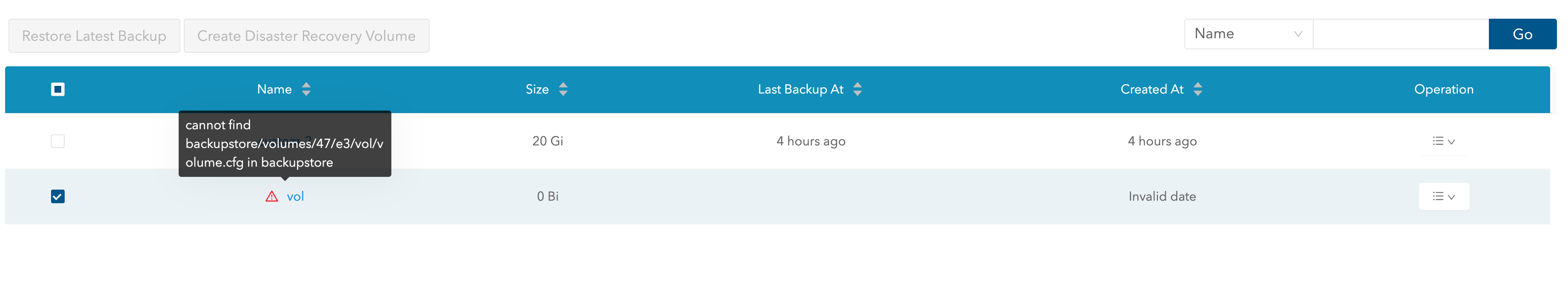 [BUG] Error seen in console when restoring from a backup which has corrupt file · Issue #1211 ...