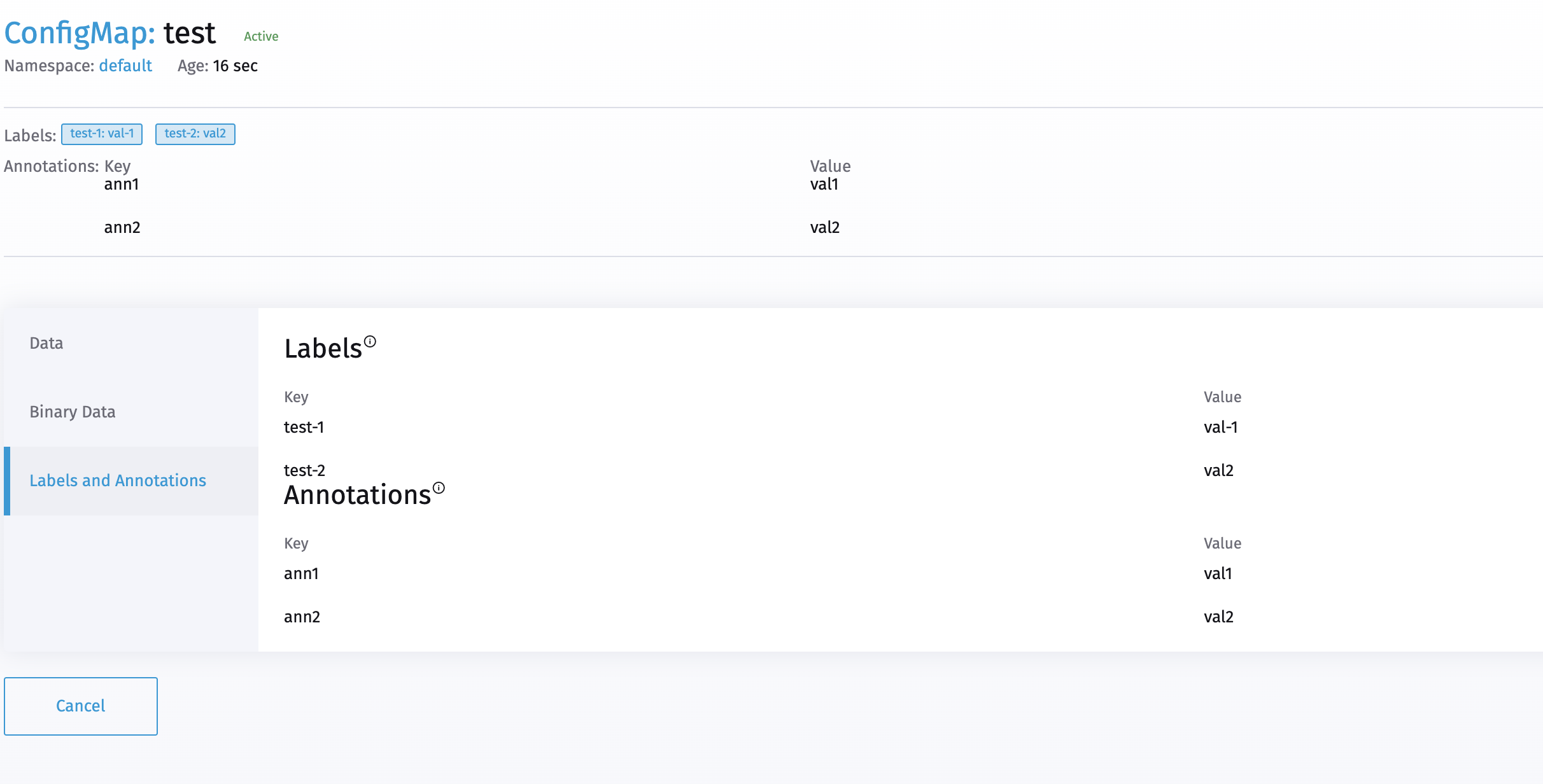 Config Map Update To Cruresource And Client Side Validation · Issue 842 · Rancherdashboard