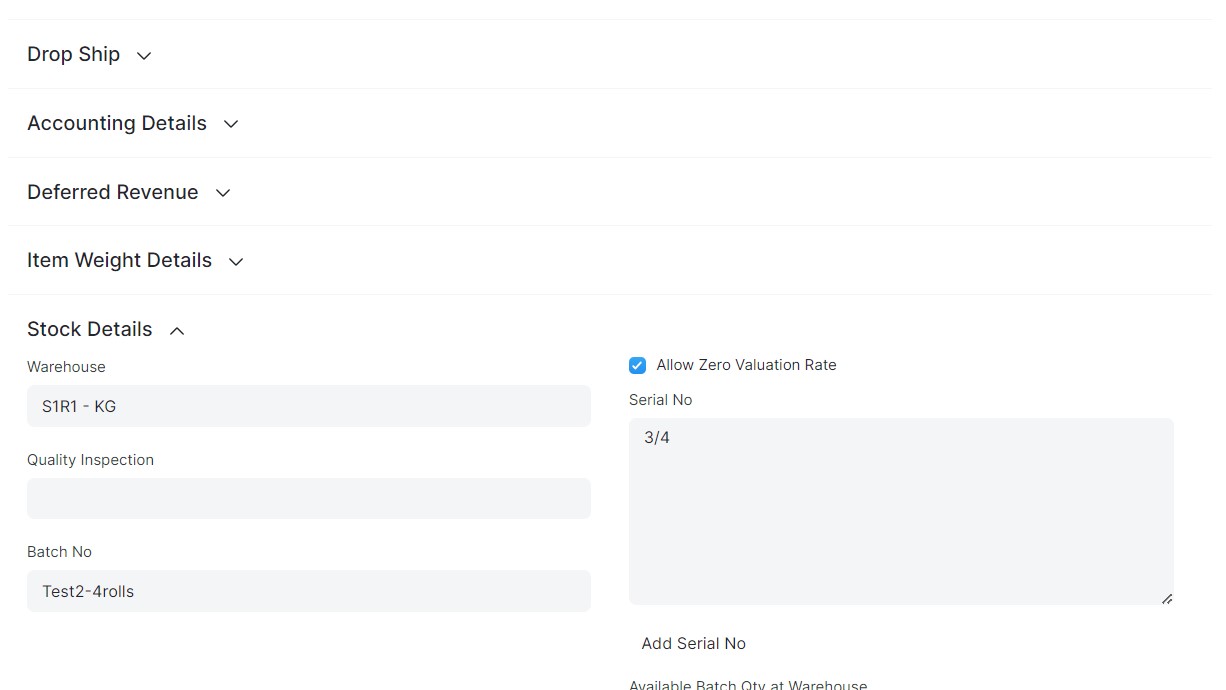 erpNEXT v13.32.0 serial number not being saved when generating sales invoice · Issue #31326 ...