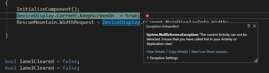 DeviceDisplay.Current.KeepScreenOn = true isn't working · Issue #8145 · dotnet/maui · GitHub