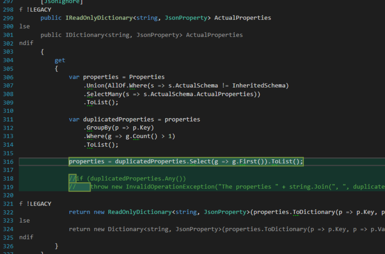 [System.String,NJsonSchema.JsonProperty]],System.String] are defined multiple times. · Issue ...