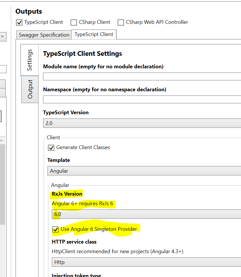 Compatibility with Angular 6 / RxJs v6 · Issue #1255 · RicoSuter/NSwag · GitHub