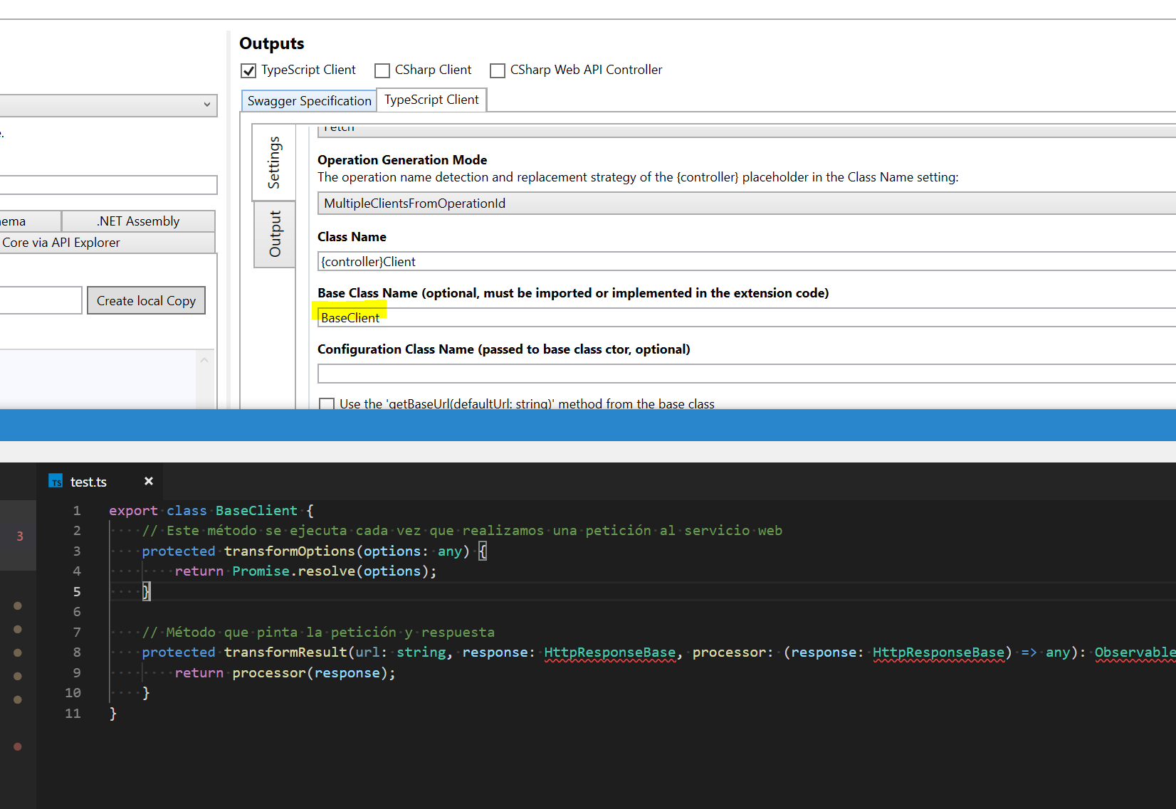 Error TS2449: Class 'BaseClient' used before its declaration · Issue #1769 · RicoSuter/NSwag ...