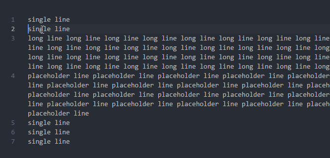 selected line number (left side) not highlighted when cursor is not in ...