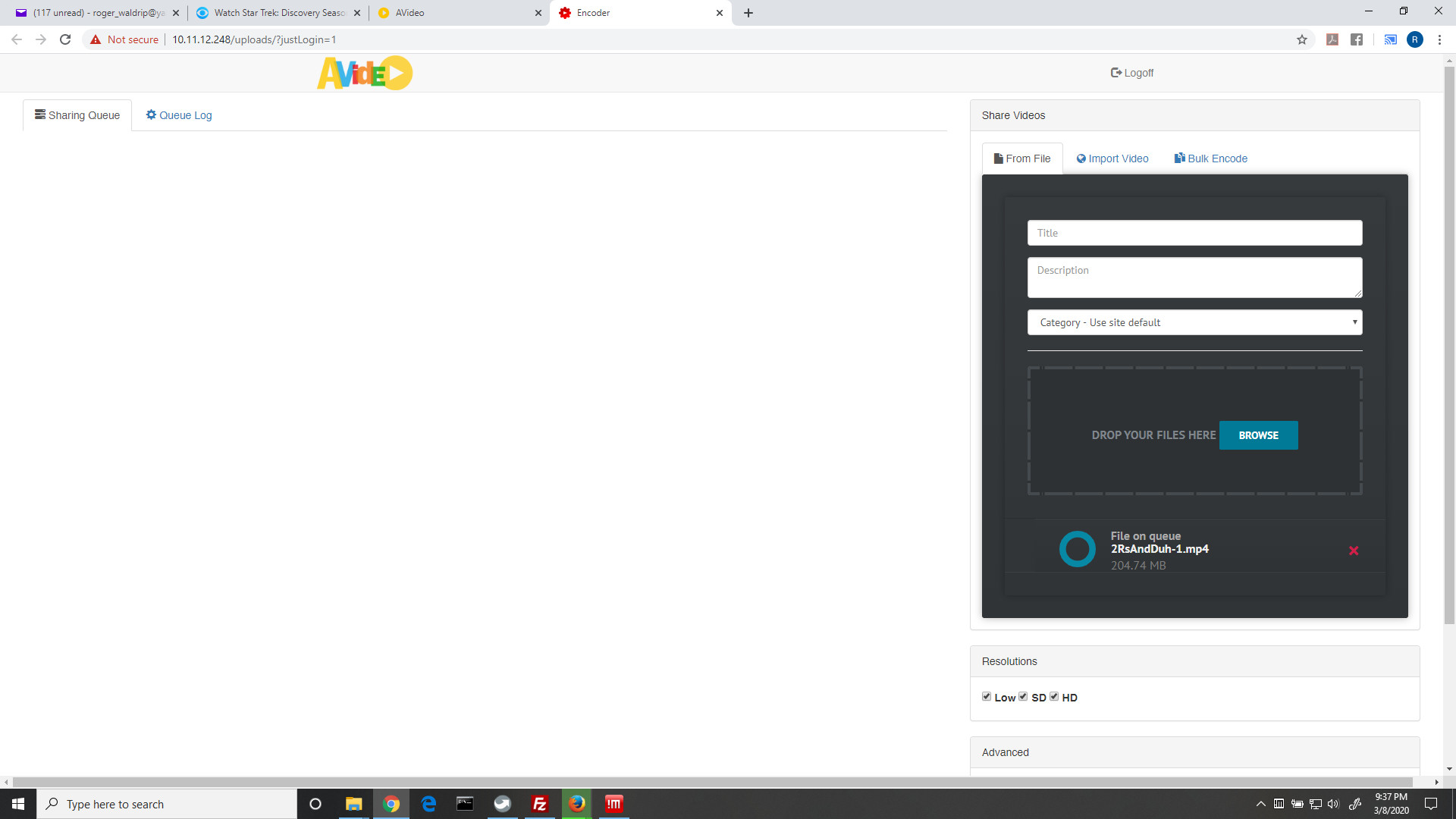 Encoder loses files when finished encoding · Issue #2694 · WWBN/AVideo · GitHub