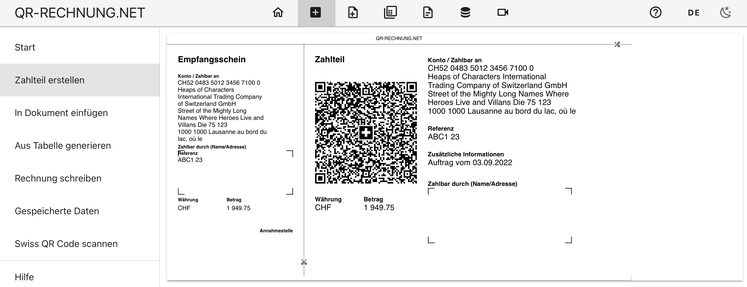 Fpdfoutput Positioning Problems With Long Address Lines · Issue 187 · Sprainphp Swiss Qr Bill
