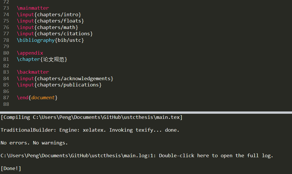 Windows 上中文文件名编译错误 · Issue #201 · ustctug/ustcthesis · GitHub