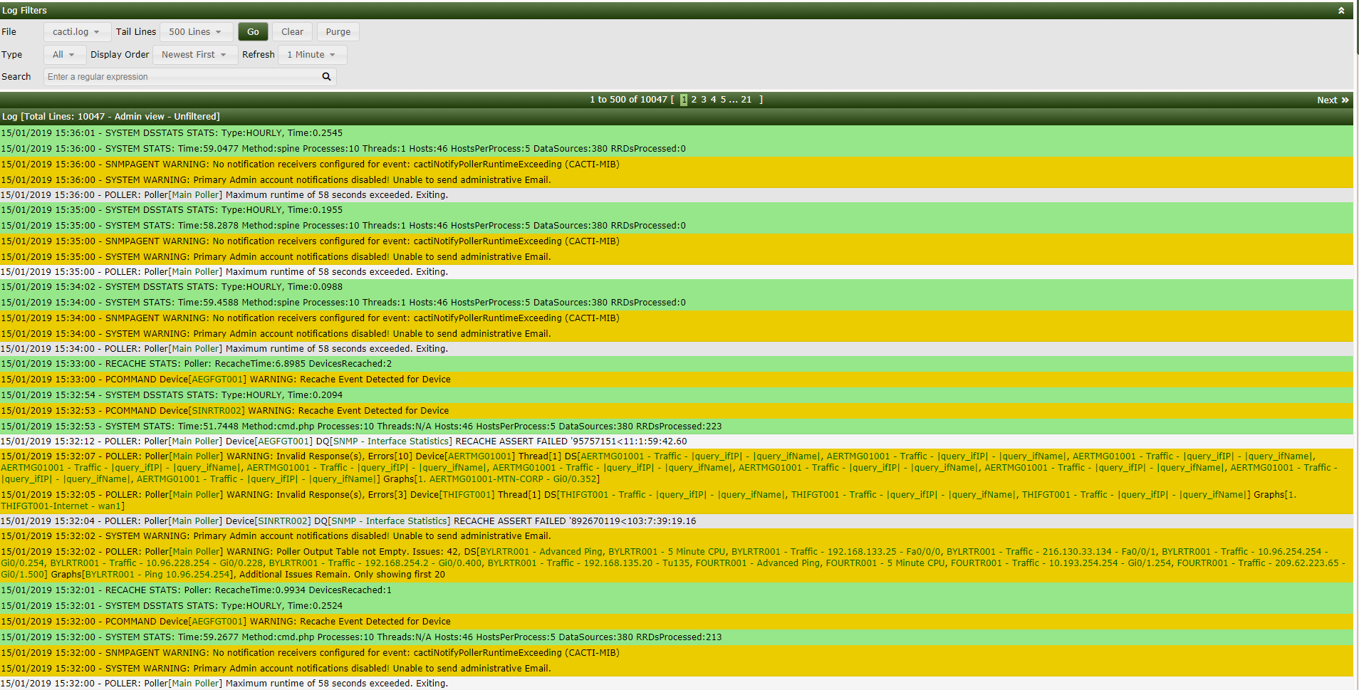 [1.2.0] Poller Errors after upgrading · Issue #2310 · Cacti/cacti · GitHub