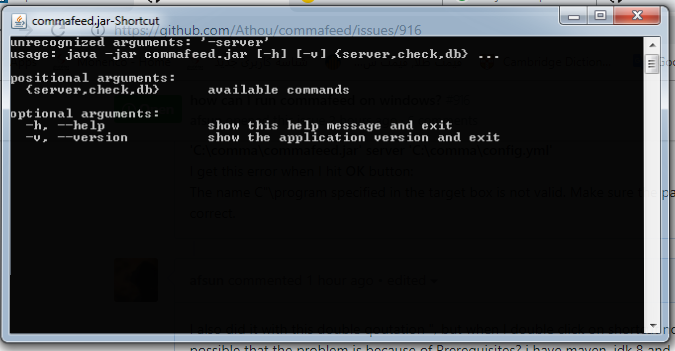 how can I run commafeed on windows? · Issue #916 · Athou/commafeed · GitHub